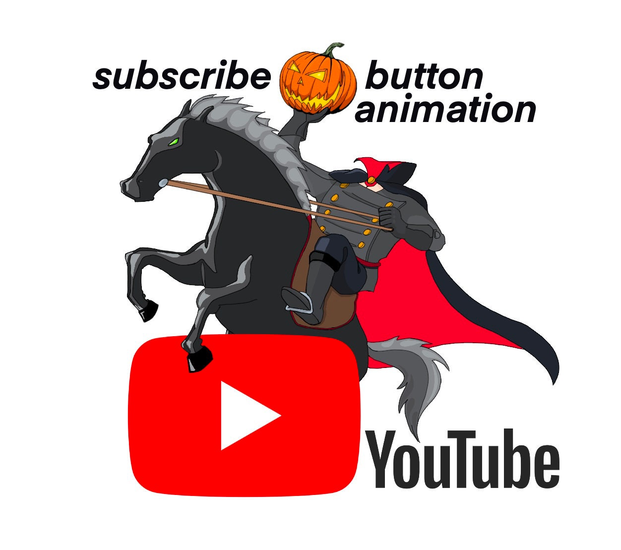 Youtube Subscribe Button Overlay Halloween Subscribe Animation Youtube ...