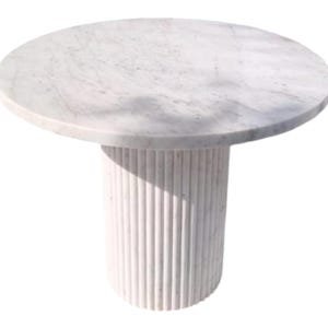 Carara Marble Coffee & End Table, Carara Marble Bed Side Table, Corner ...