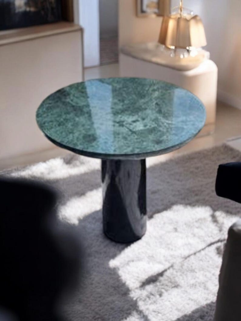 Green Marble Coffee & Center Table, Green Marble Bed Side Table, Corner ...