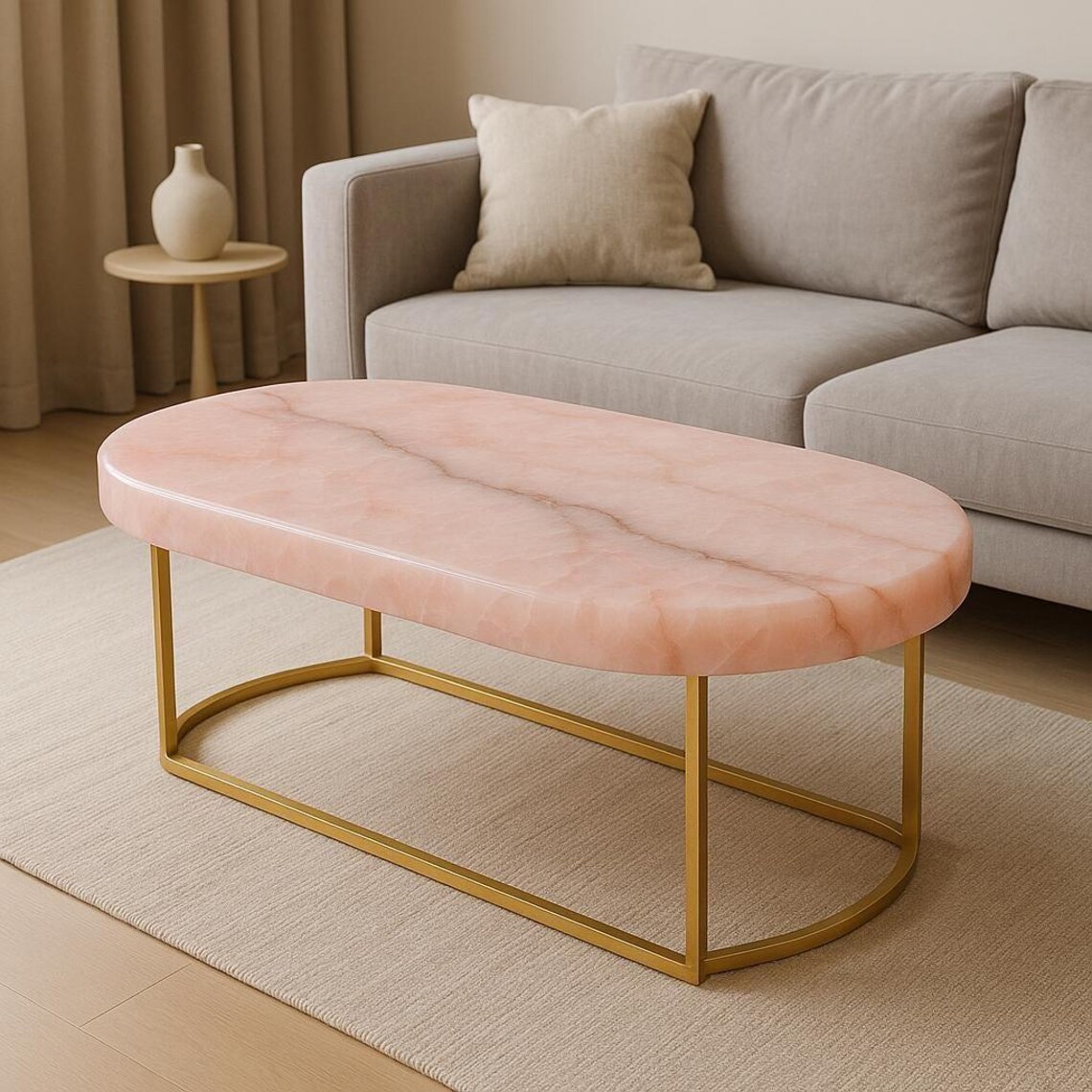 Matcha Bowloval Coffee Table, Kitchen Island & Bar Counter Top, Dining ...