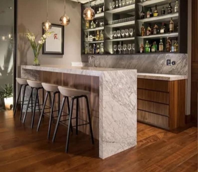 Carrara Marble Kitchen & Bar Counter Top, Carrara Marble Dining Table ...