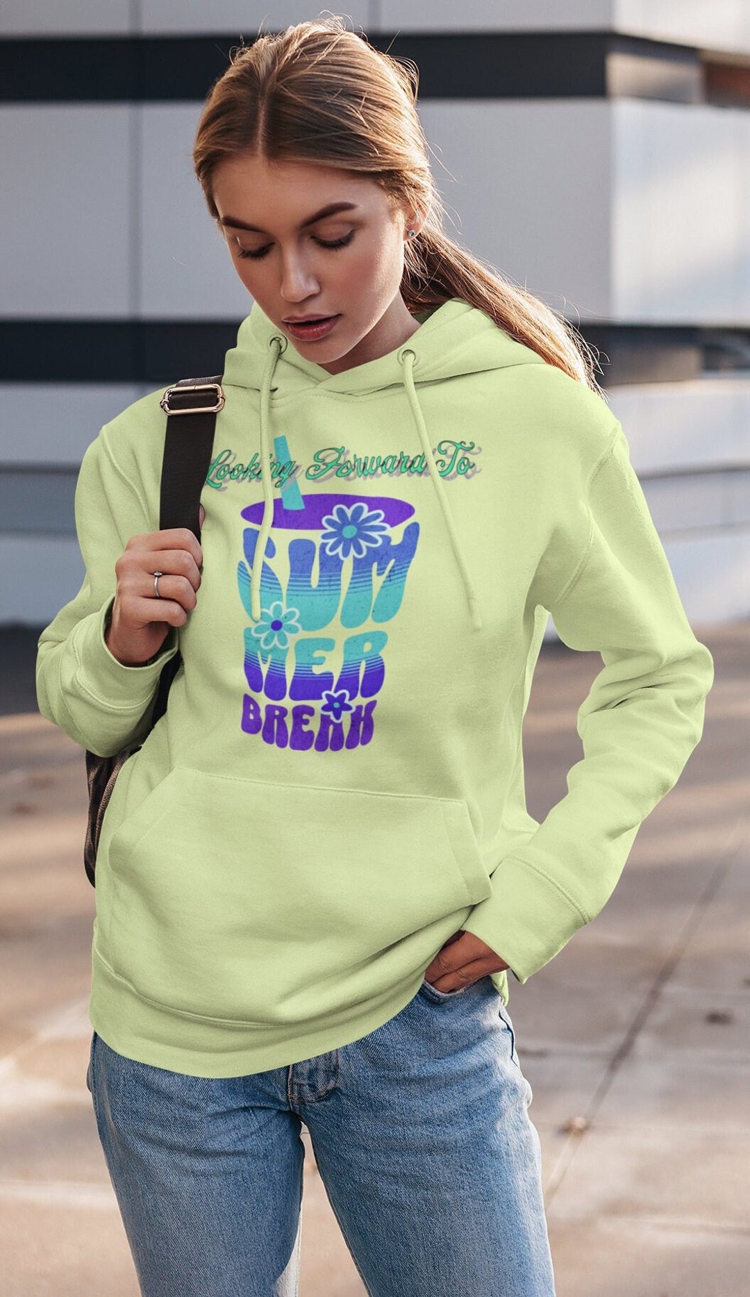 Summer Break Hoodie End of Year Teacher Sweatshirt Hello - Etsy