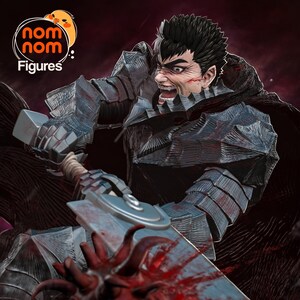 Guts - Berserk - 8K 3D Figure-unpainted Model by NOMNOM FIGURES ...