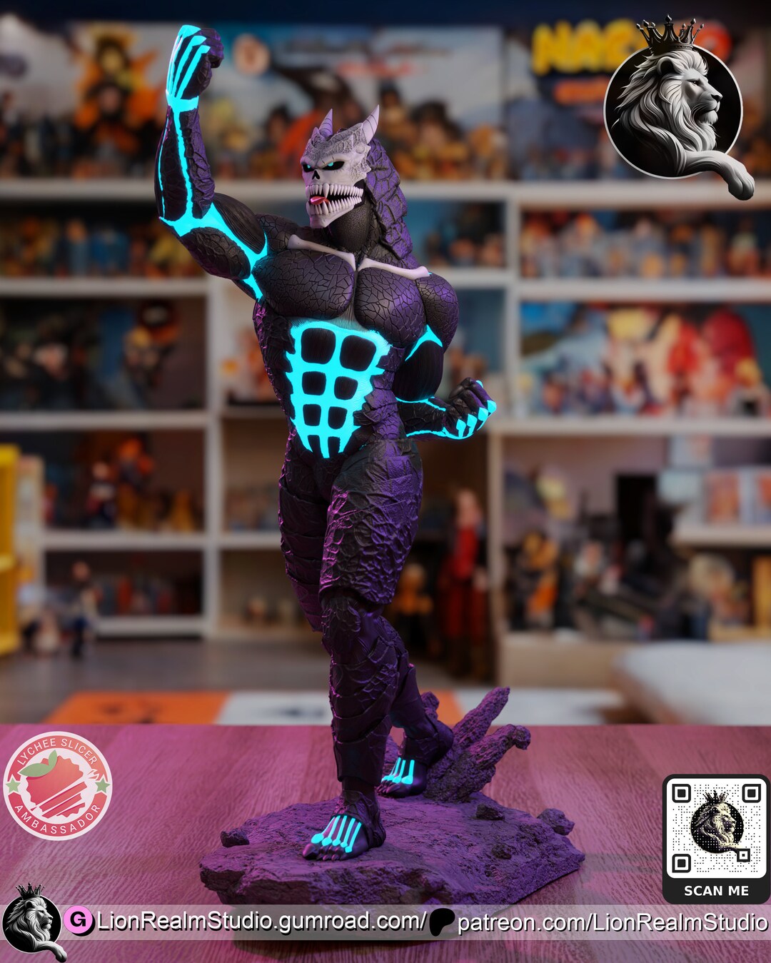 Kafka Kaiju Form Kaiju No.8 Lion Realm Studio - Etsy