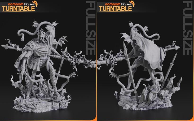 Messmer the Impaler From Elden Ring- 8K 3D Figure - Unpainted Model by ...