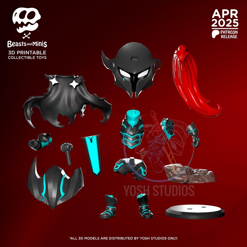 Igris Mini Solo Leveling - 8K 3D Figure - Unpainted Model by Yosh ...