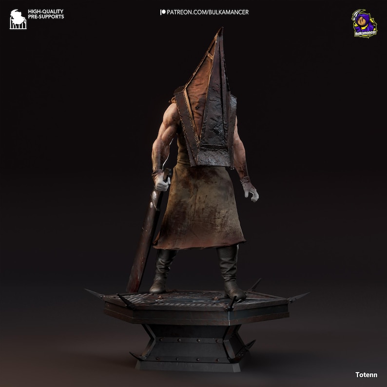 Pyramid Head silent Hill 2 Remake 8K 3D Figure Unpainted Model by ...