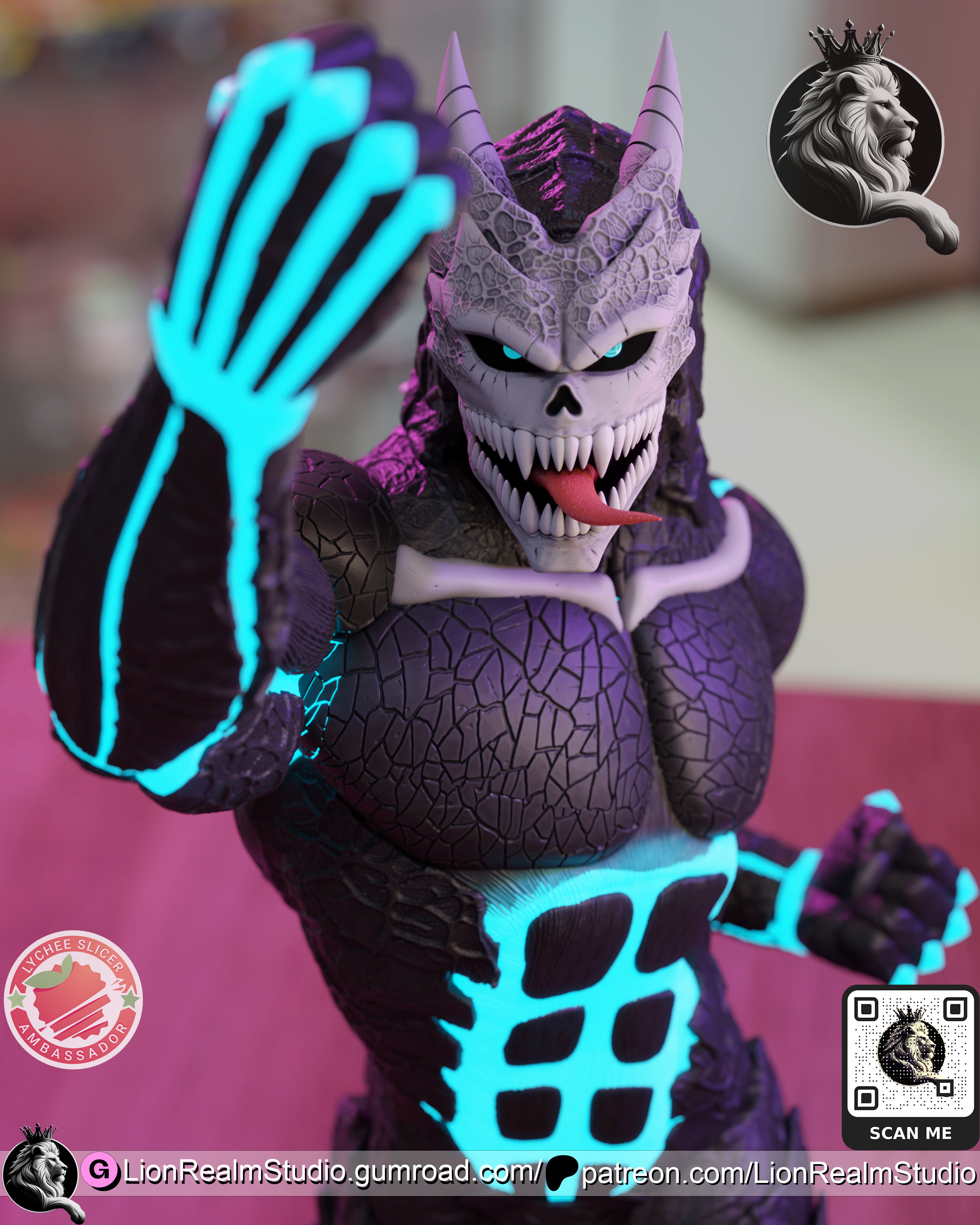 Kafka Kaiju Form Kaiju No.8 Lion Realm Studio - Etsy