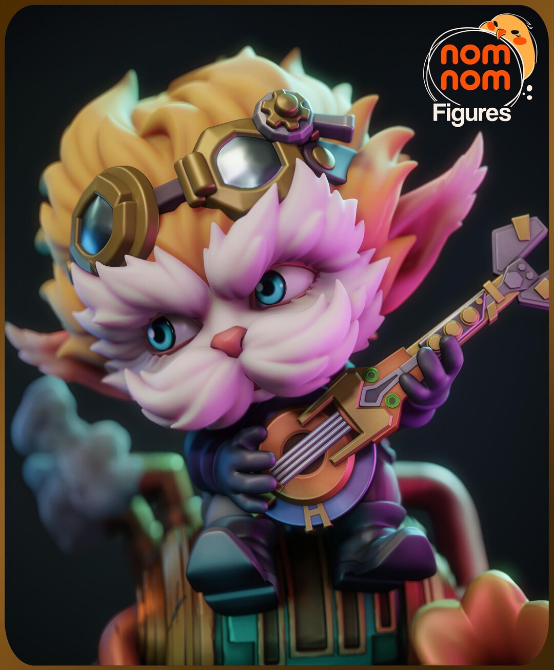 Heimerdinger League of Legends - 8K 3D figure - Unpainted Model by ...