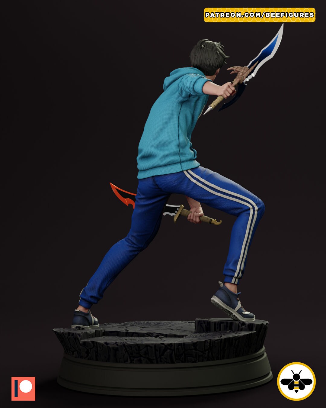 Solo Leveling Sung Jin Woo Bee Figures - Etsy Australia