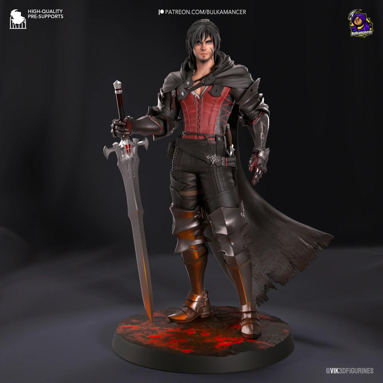 Clive Rosfield (final Fantasy XVI) - 8K 3D Figure - Unpainted Model by ...