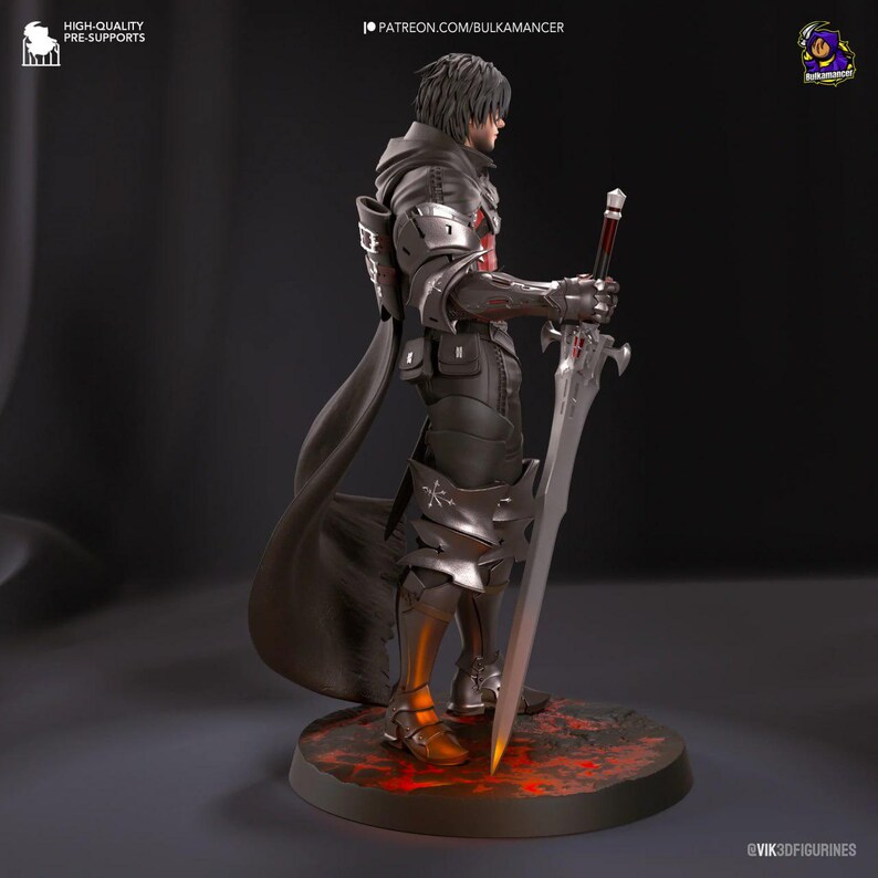 Clive Rosfield (final Fantasy XVI) - 8K 3D Figure - Unpainted Model by ...