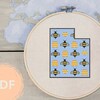Minnesota Cross Stitch Pattern, Minnesota Temperature Tracker Cross ...