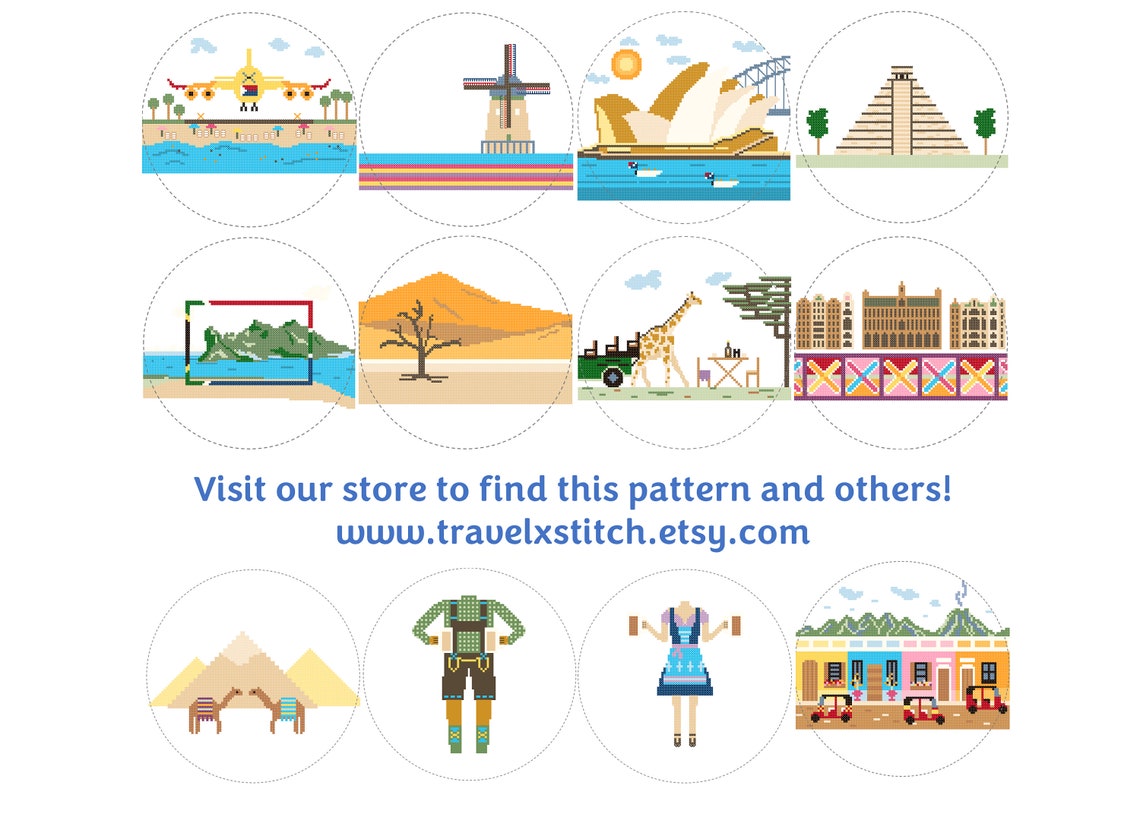 Downloadable PDF Cross-stitch Pattern of Minnesota Using - Etsy