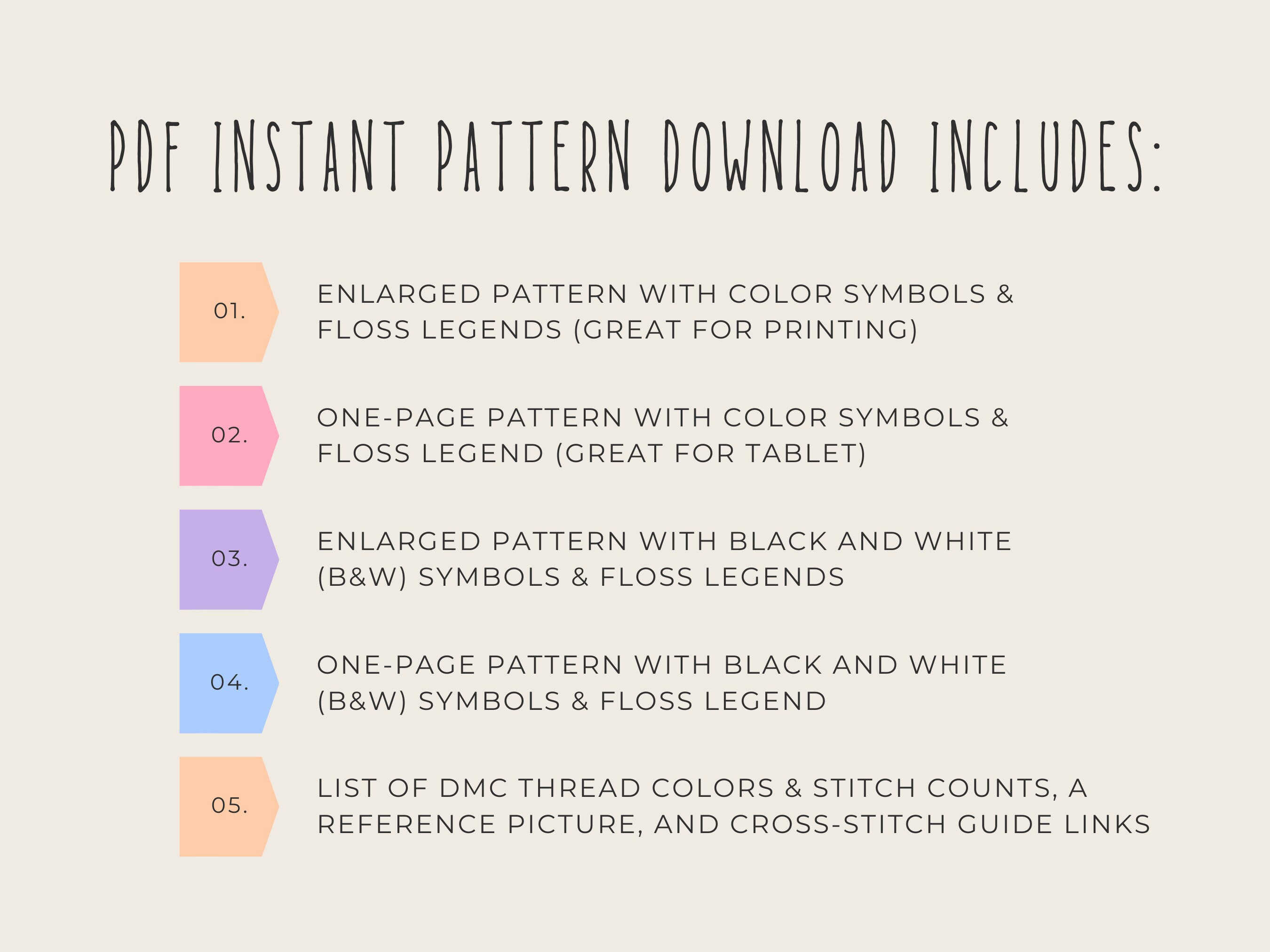 Oktoberfest Cross-stitch Pattern | Instant PDF Download | Use 14-ct ...