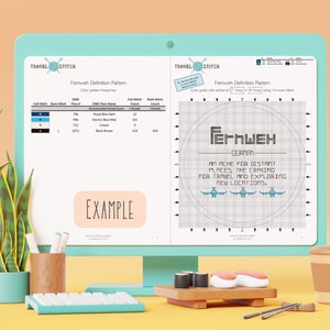 Fernweh Definition Cross-stitch Pattern | Instant Download | Ideal for ...