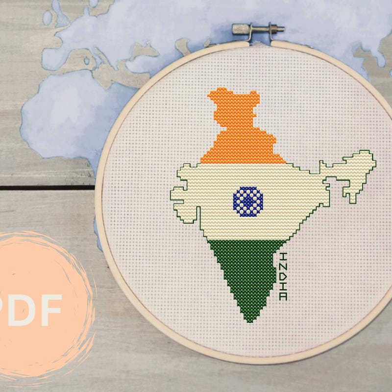 Indian Cross Stitch - Etsy