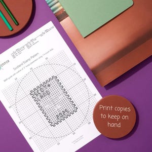 Postage Stamp Cross Stitch Pattern Package, Postage Stamp Cross-stitch ...