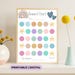 Watercolor Rainbow Reward Chart: Kids Positive Behavior (PDF) - Etsy