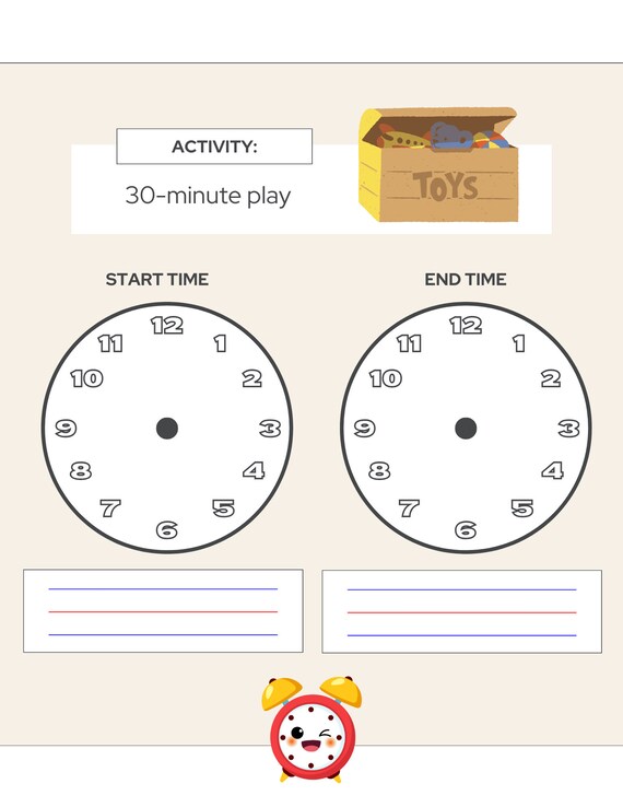 Hojas De Trabajo Divertidas Sobre El Reloj LOS MINUTOS DEL RELOJ