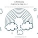 Printable Playdough Mats: Kids Activity, Homeschool Learning (PDF) - Etsy
