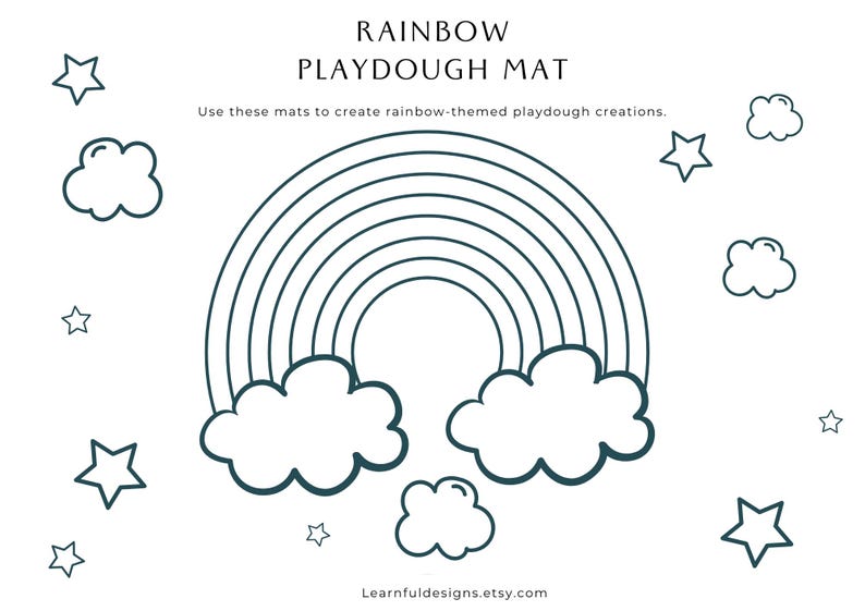 Playdough Mat Activity for Kids | Printable Playdough Mats | Kids ...
