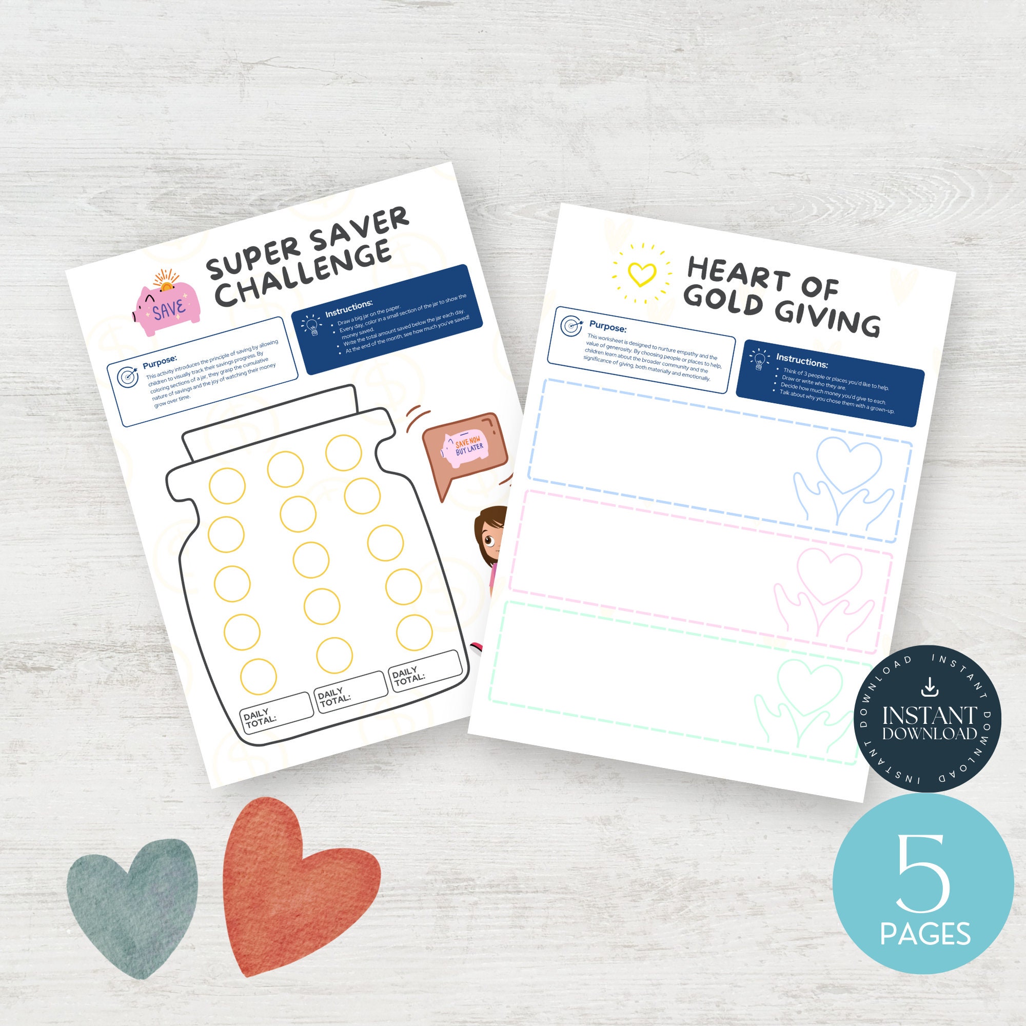 Money Management Activity Sheets, Fun Printable Worksheets, Kids ...