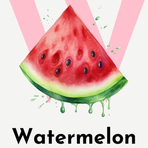 FRUITS Flash Cards, Montessori Cards, PDF Printable Cards, Preschool ...