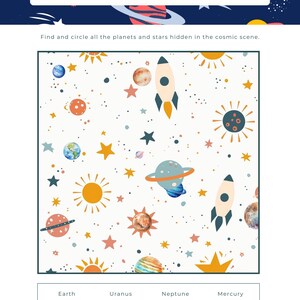 Space Search | Printable Space Exploration Activity for Kids | Fun ...