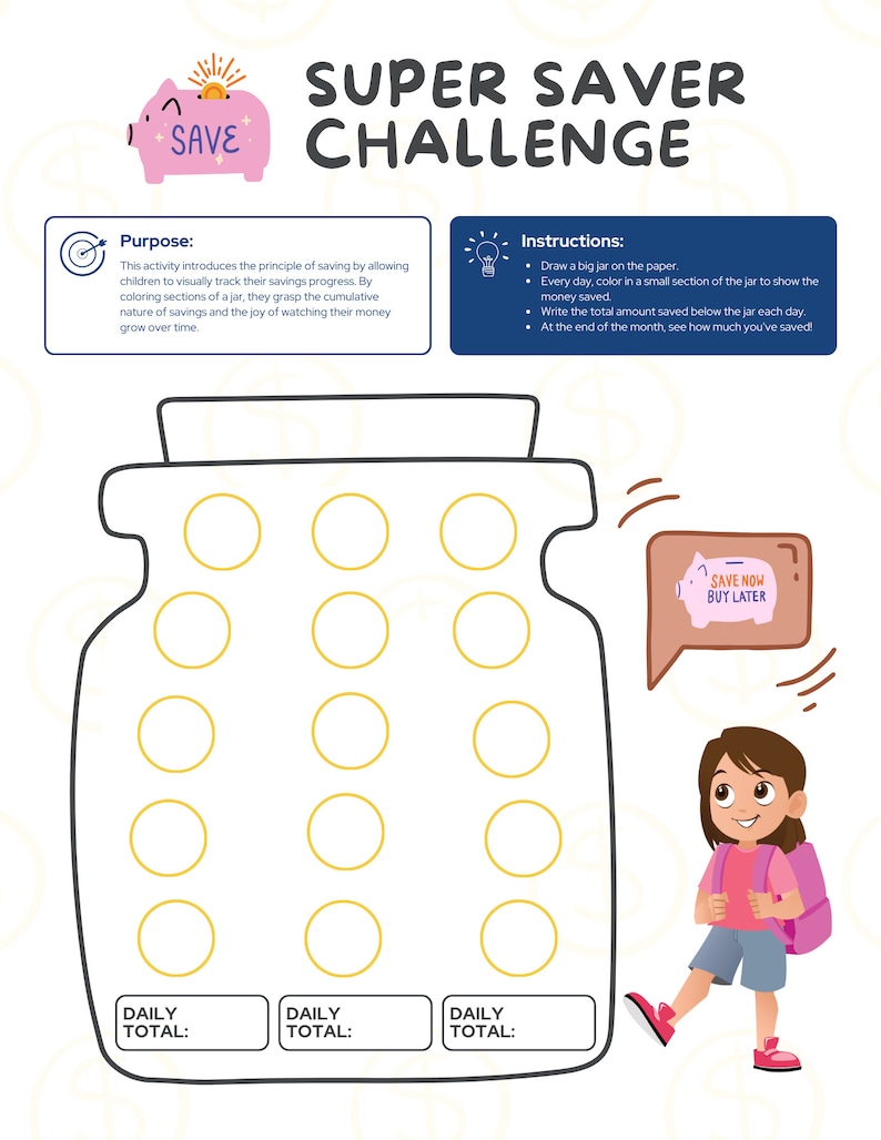 Money Management Activity Sheets, Fun Printable Worksheets, Kids ...