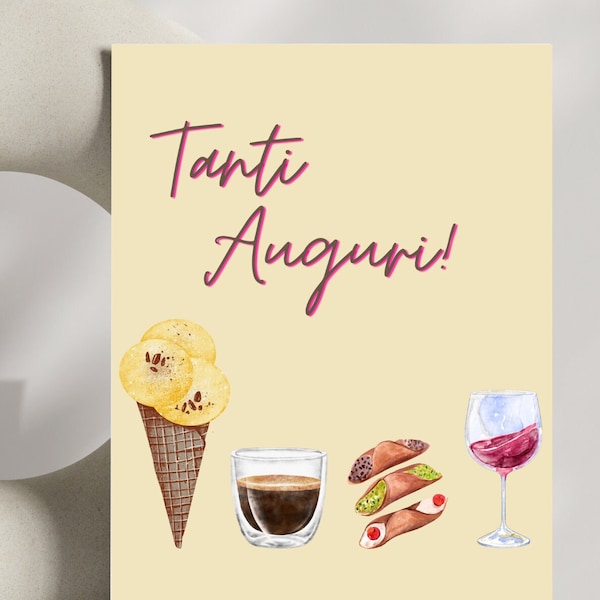 Italy Card Printable - Etsy