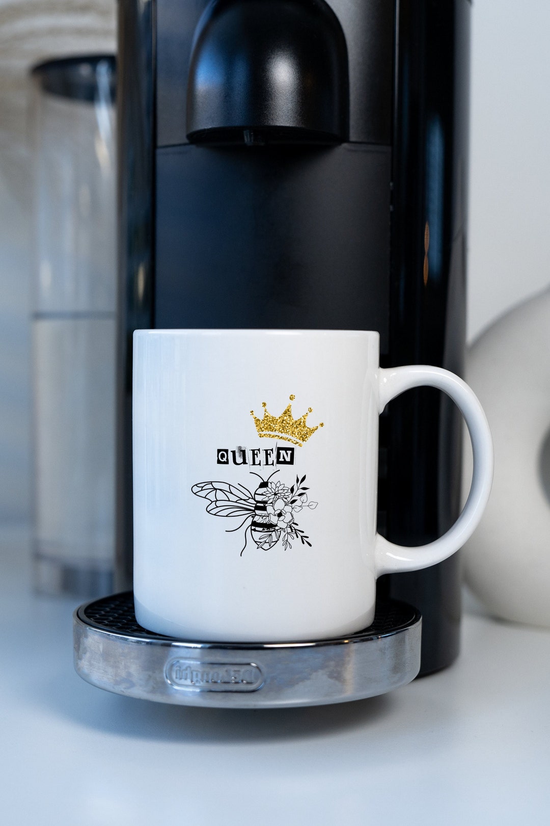 Mother Day Gift Mug Queen Bee Coffee Cup Beekeeper Gift for Her Bee ...