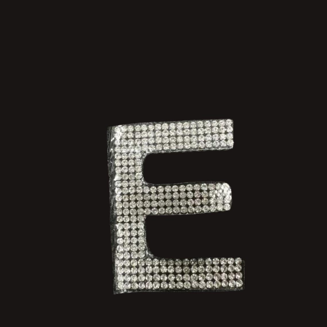 Crystal Luminous Letter Patches Iron on Alphabet Embroidery Stones ...