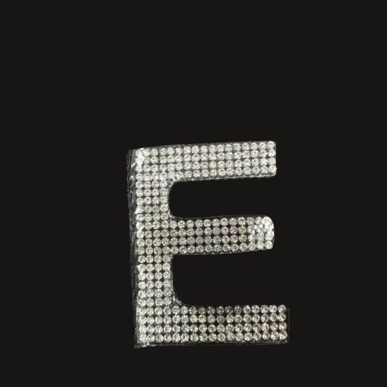Crystal Luminous Letter Patches Iron on Alphabet Embroidery Stones ...