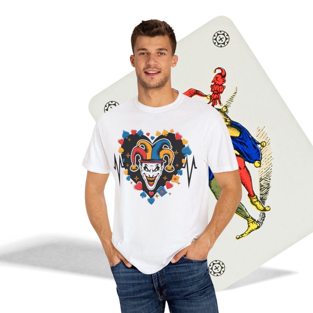 Poker T-shirt Bold Jester Card Suit Design, Perfect Gift for Poker ...