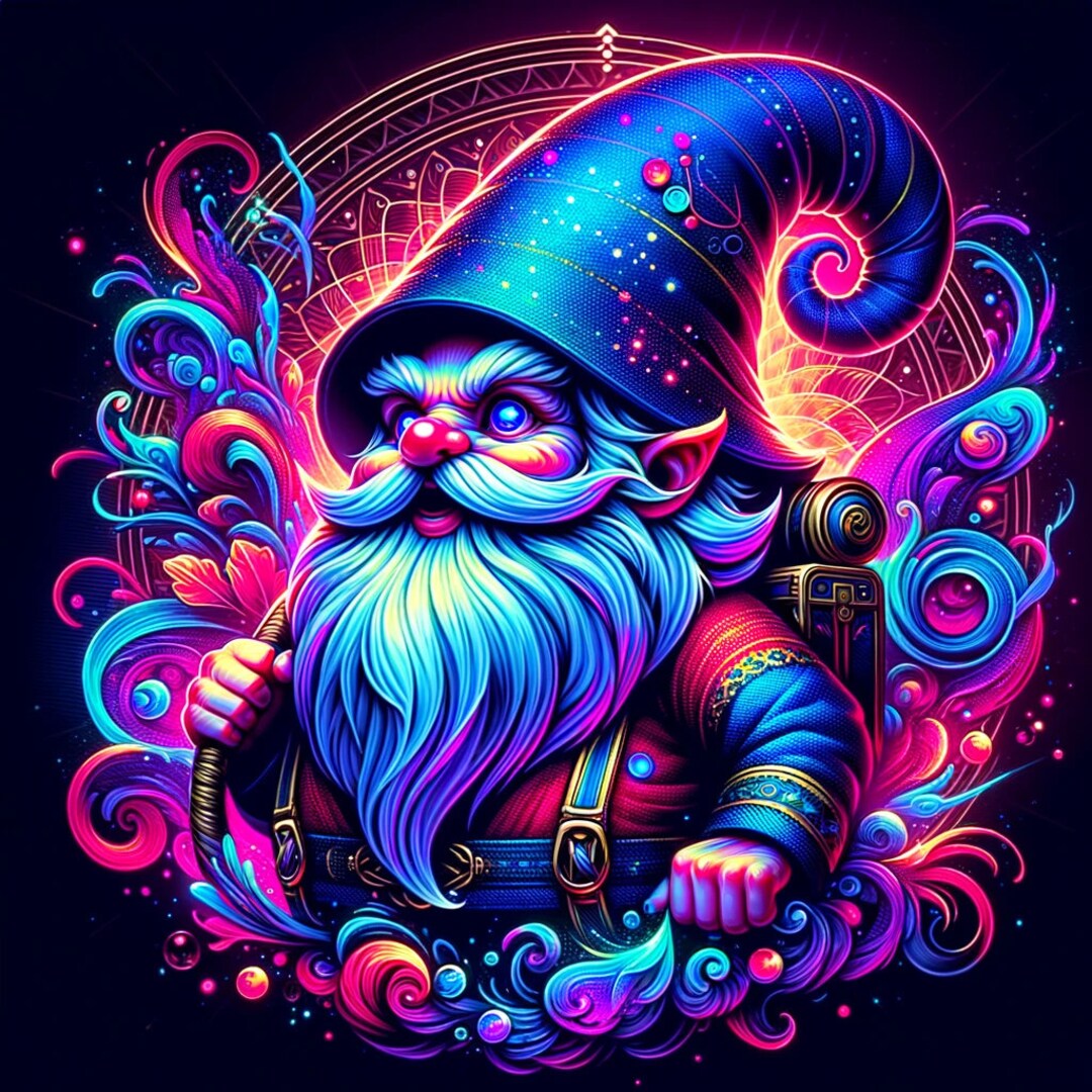 Mystical Gnome - Digital Download - PNG 300DPI - Etsy