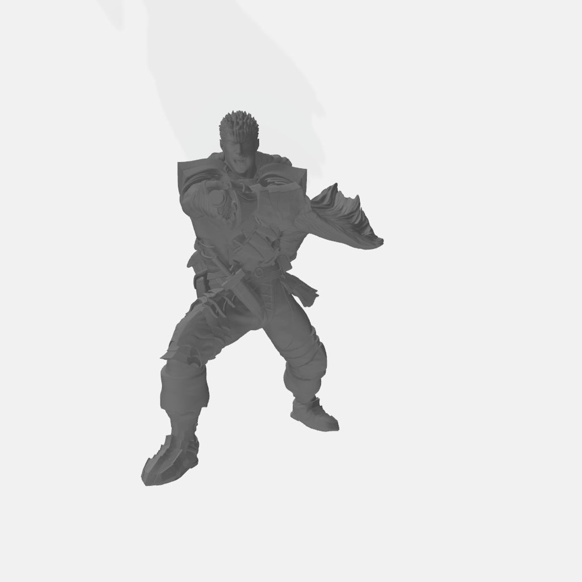 Berserk Stl Guts Stl Dark Swordman Stl Miniature Stl Fantasy Character ...