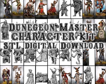 Dnd Stl Bundle Dungeon Master Starter Kit Stl DM Advanced Set ...