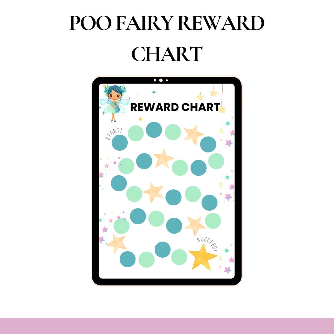 Poo Fairy Potty Training Reward Chart - Etsy