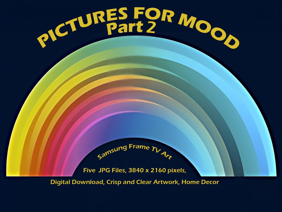 Pictures for Mood Collection P2, 5 JPEG Files, Samsung Frame TV Art ...