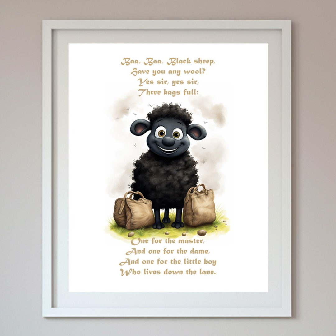 Nursery Rhymes: A Classic Collection of Children's Art, Nursery Wall ...