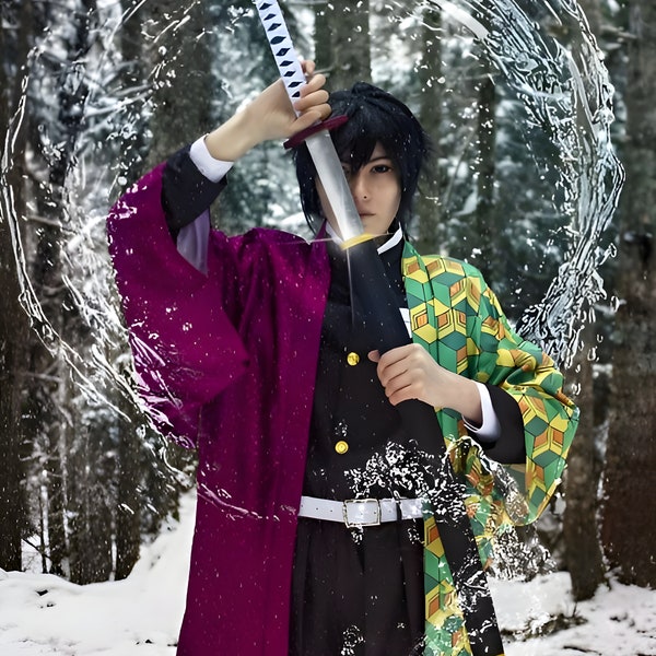 Giyu Tomioka Cosplay Costume - Etsy