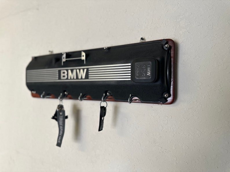 BMW Valve Cover E30 M20, Key Holder, Key Rack, Solid Wood Mounted - Etsy