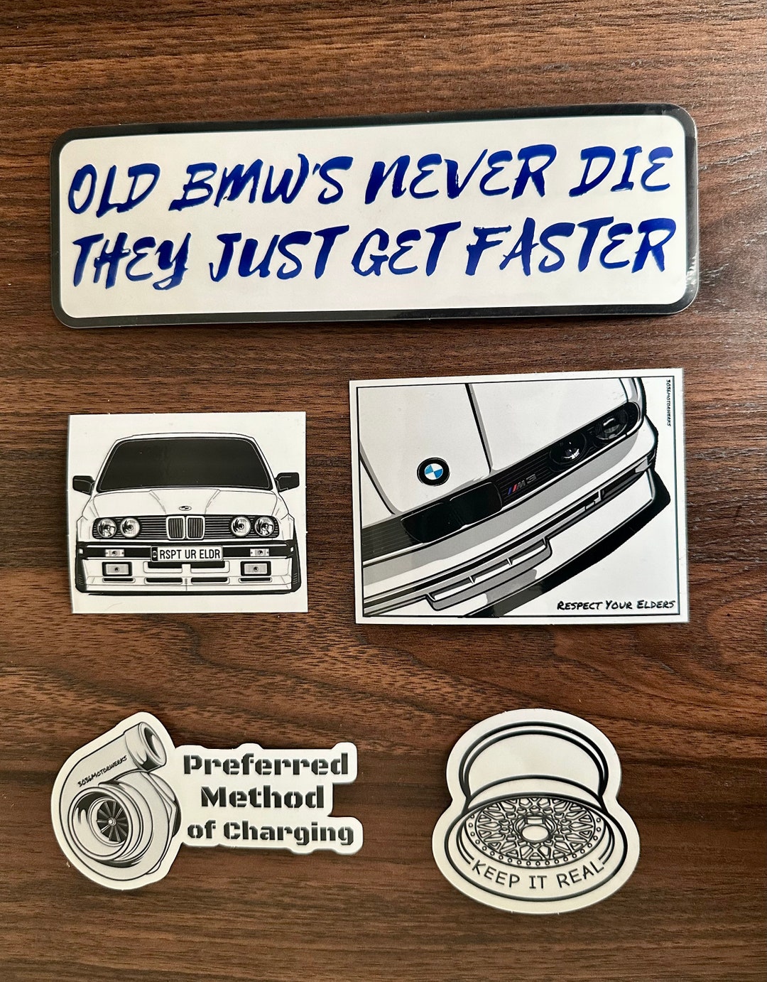 BMW E30 Sticker Pack, Respect Your Elders, E30 M3, BBS RS, Turbo - Etsy