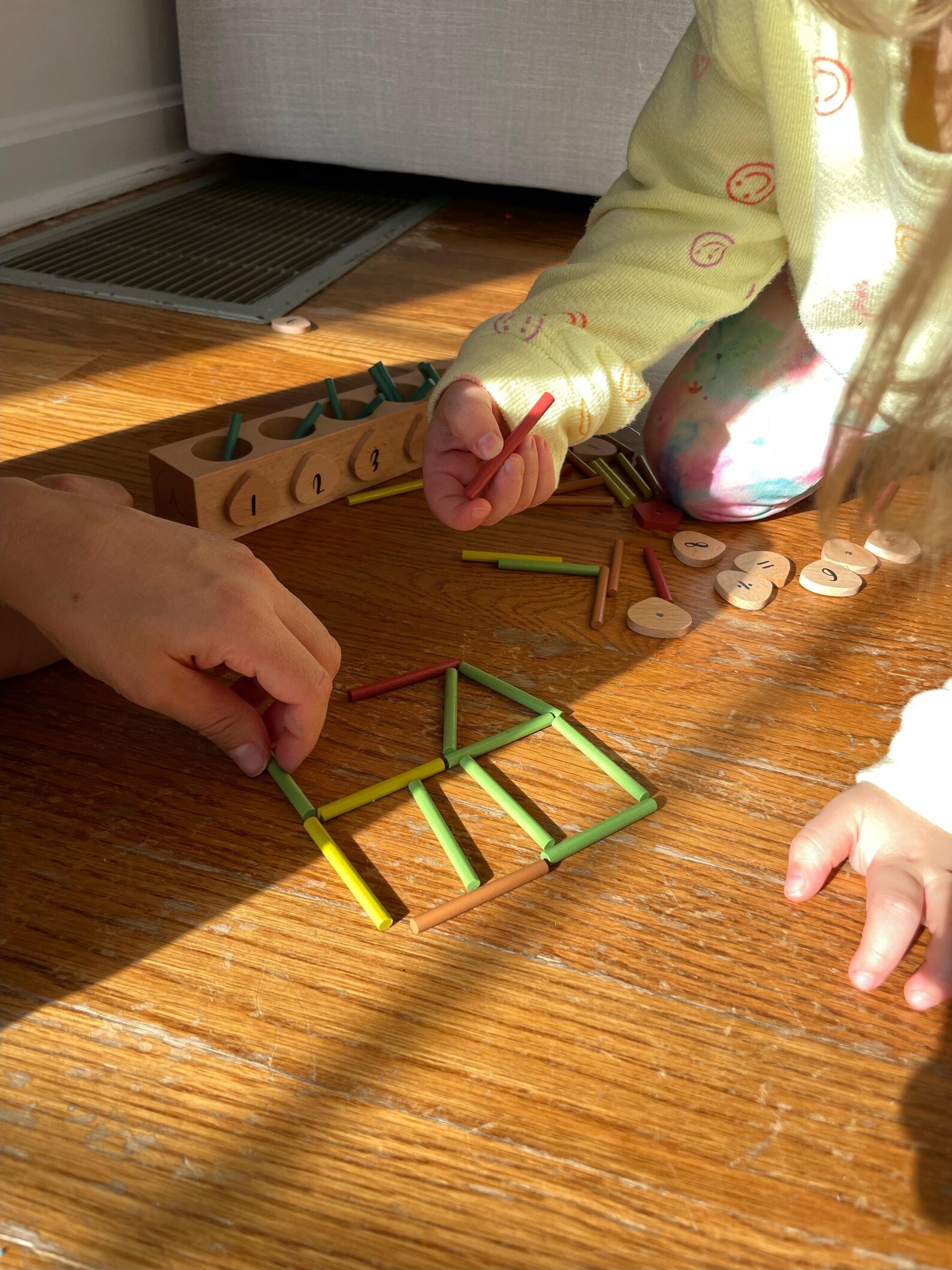 Montessori Math Toy Montessori Math Manipulatives for Kids With 81 ...