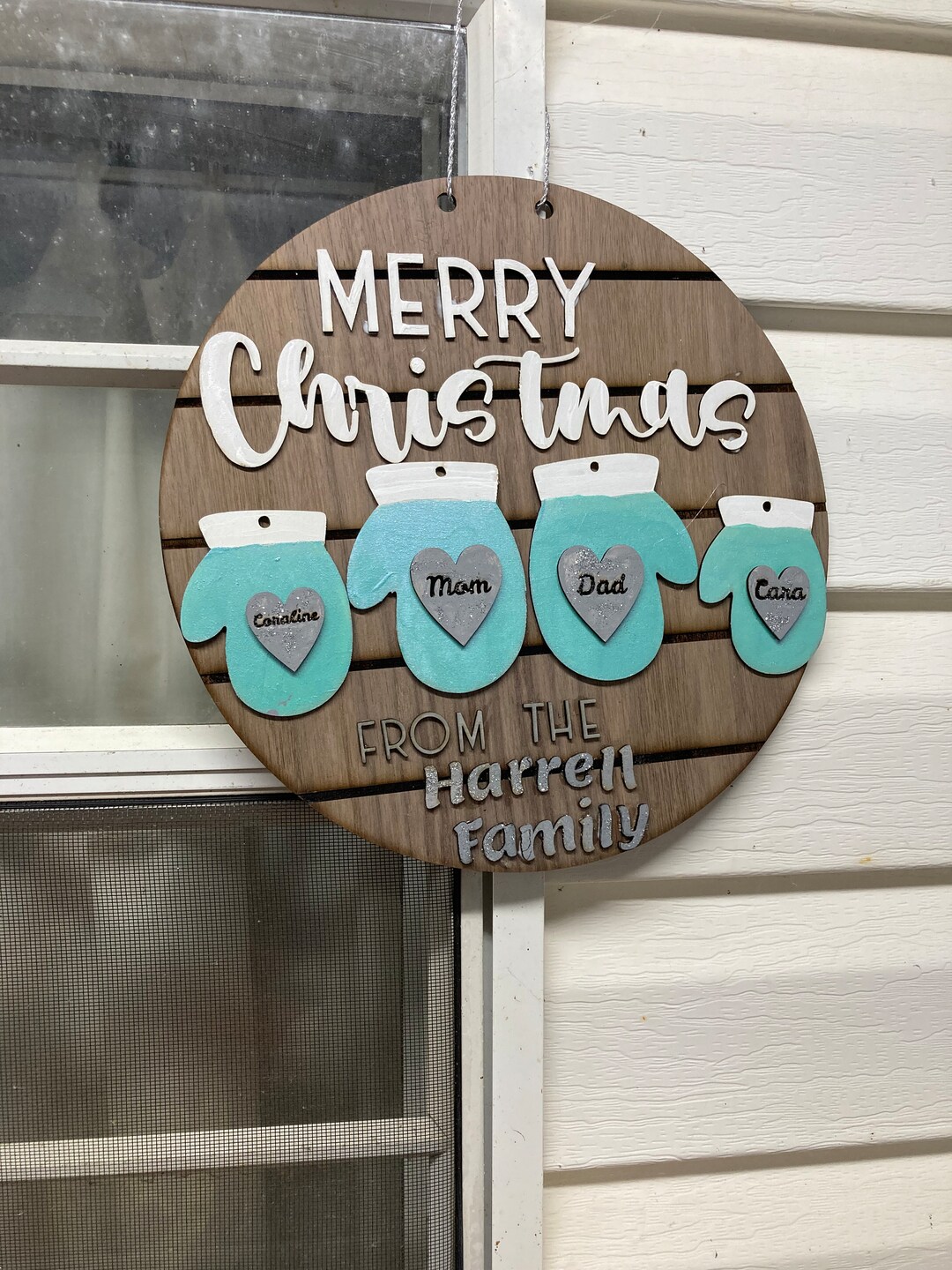 Personalized Christmas Sign - Etsy