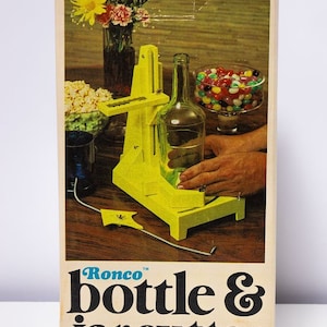 Vintage 1972 Ronco Bottle & Jar Glass Cutter Kit New in Box - Etsy