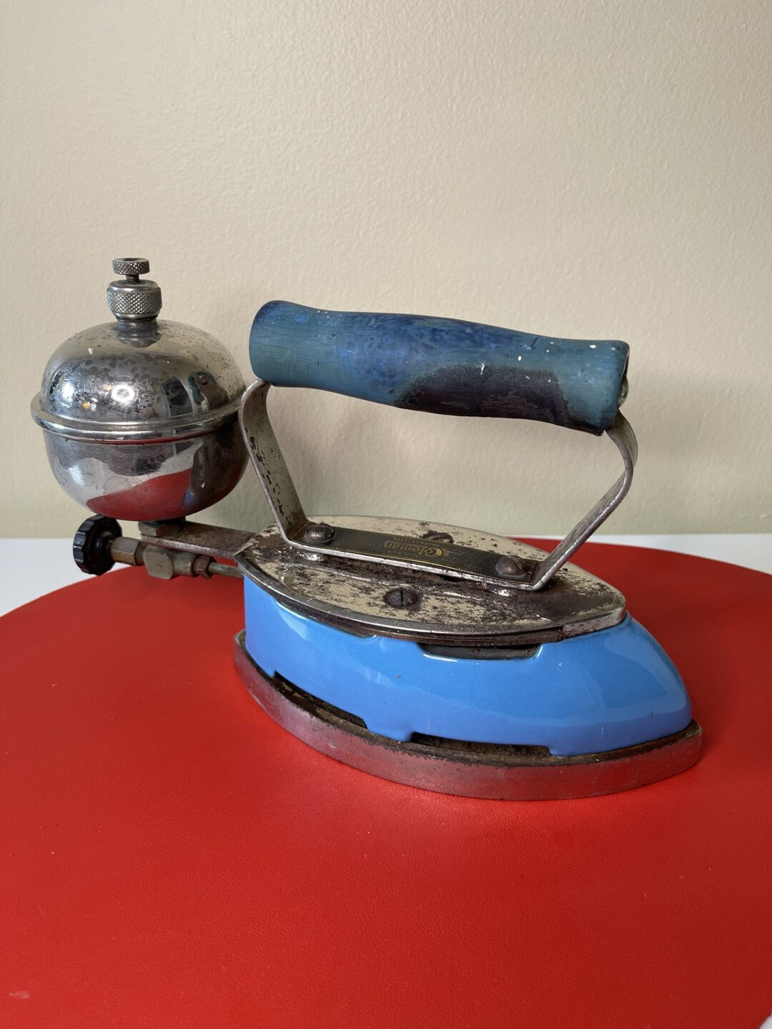 Vintage Coleman Instant-lite Gas Powered Steam Iron Antique - Etsy