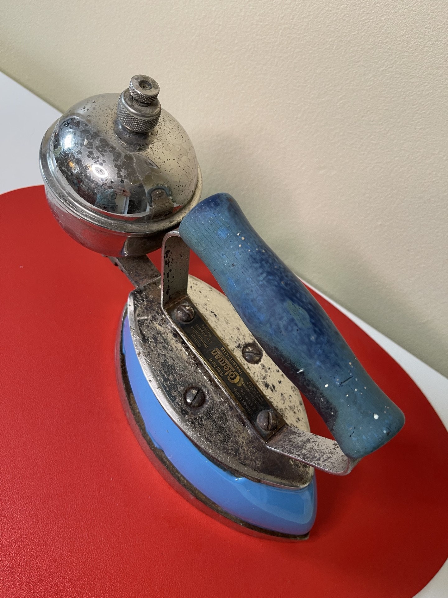 Vintage Coleman Instant-lite Gas Powered Steam Iron Antique - Etsy