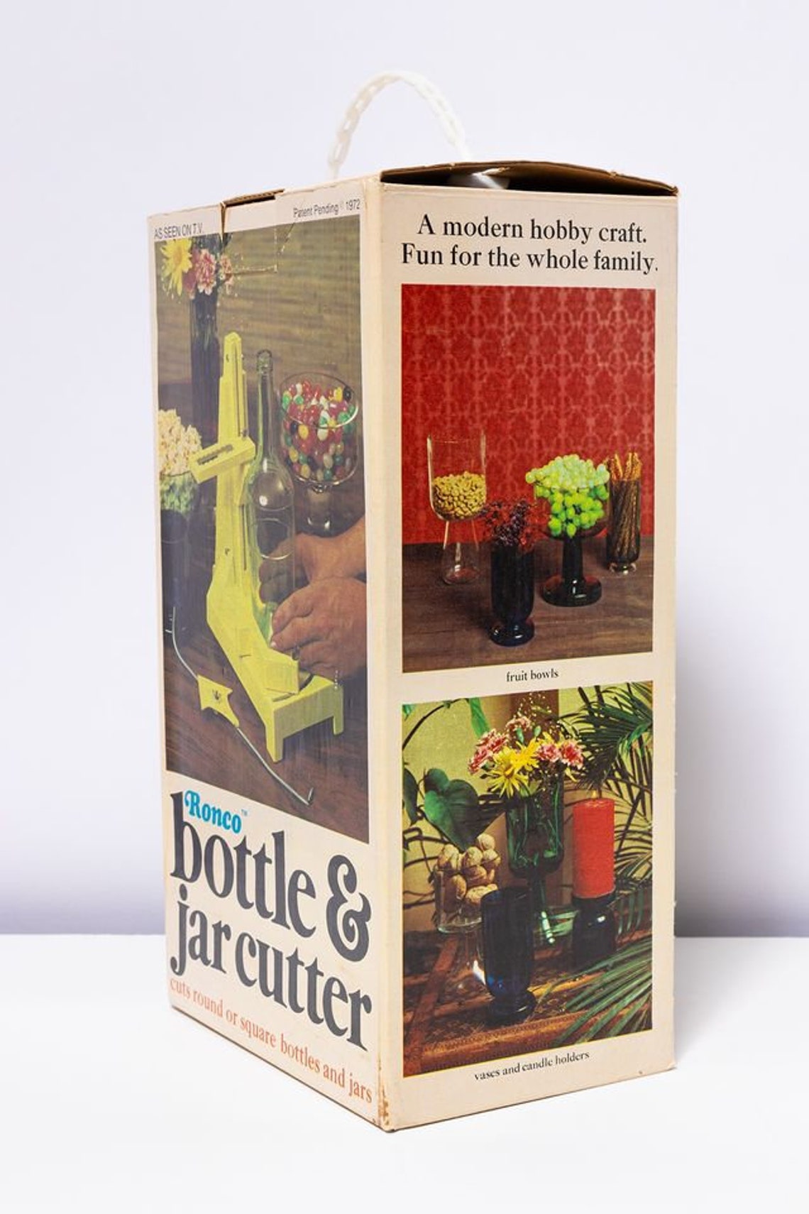 Vintage 1972 Ronco Bottle & Jar Glass Cutter Kit New in Box - Etsy